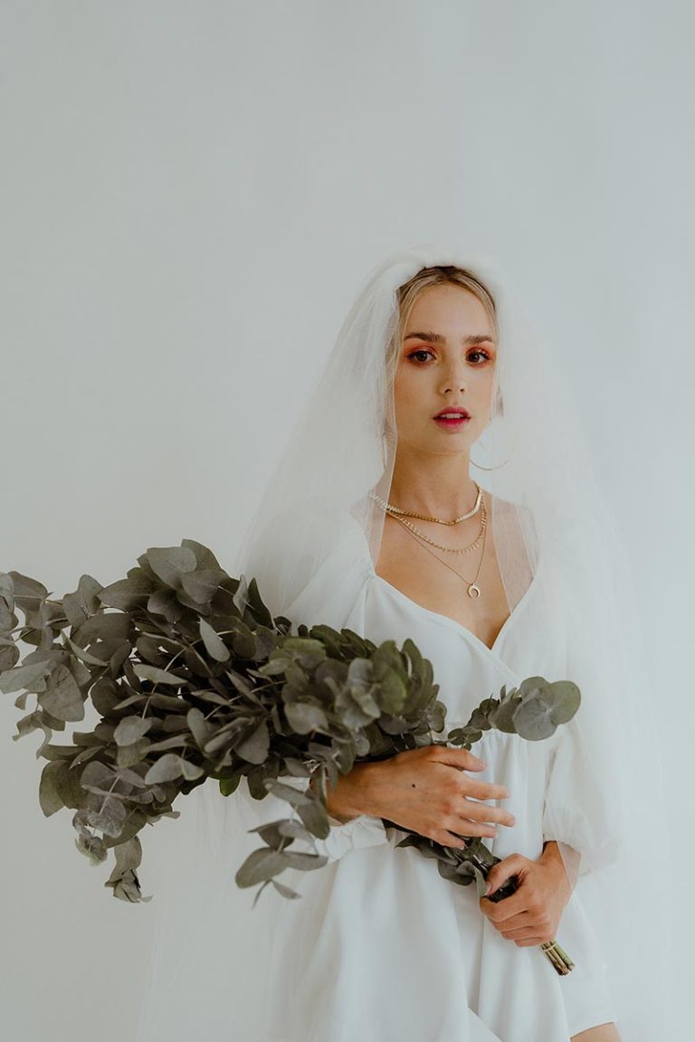 Short Wedding Dress Editorial Shoot | Lisa Devlin Photography