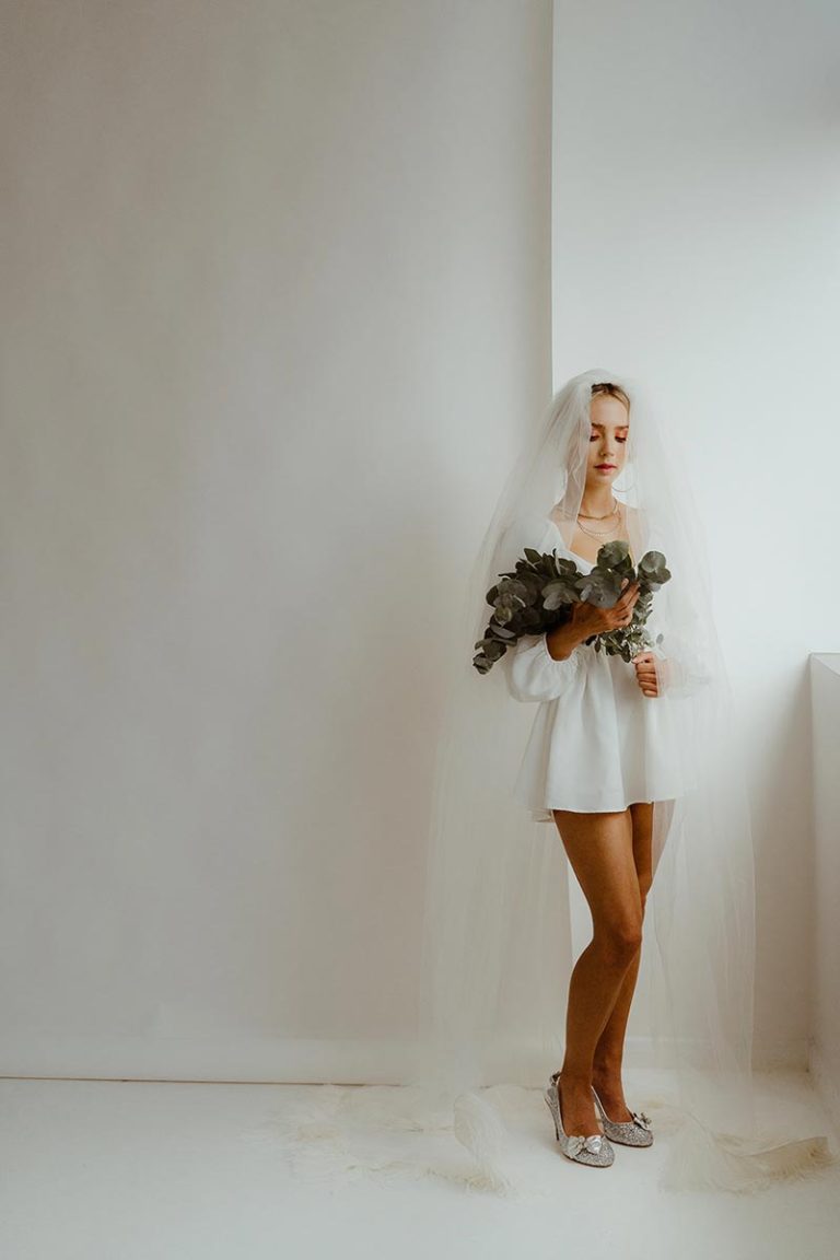 Short Wedding Dress Editorial Shoot | Lisa Devlin Photography